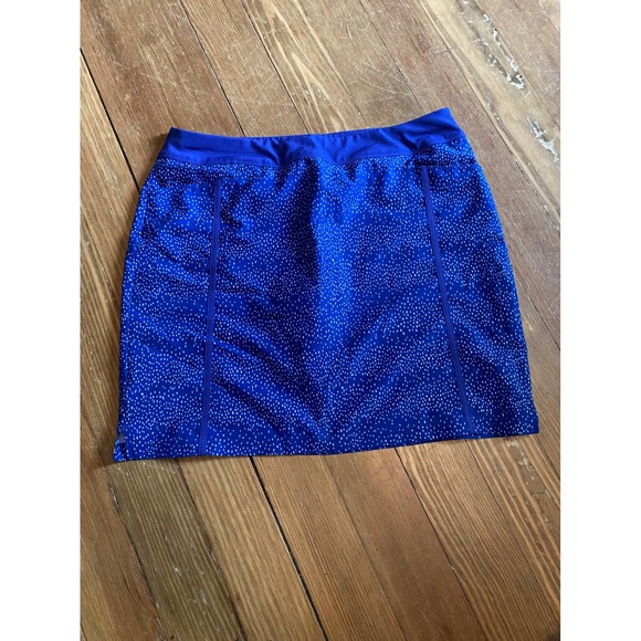 adidas | Shorts | Adidas Womens Medium Golf Purple Dotted Mini Skort ...